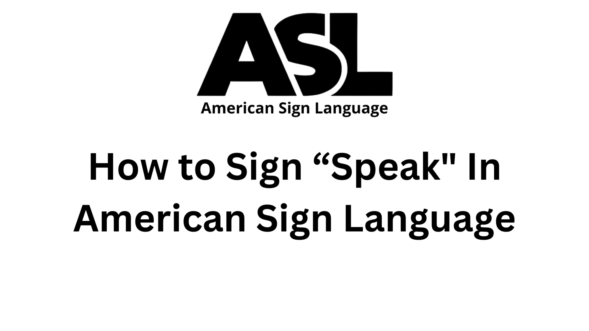 How To Sign Sister In Asl American Sign Language